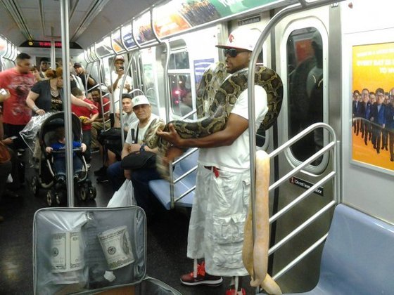 23 Weird Images From New York City Subway - Hello, Big Apple