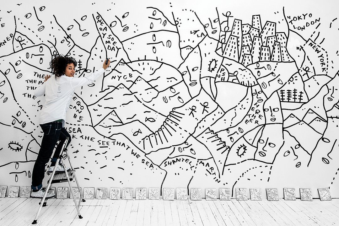 Known For Her Free-Form Line Drawings, Shantell Martin Is Collaborating ...
